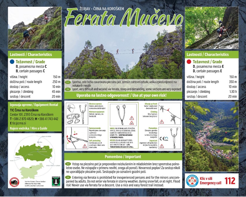 Ferata Mučevo Žerjav - visit-crna.si